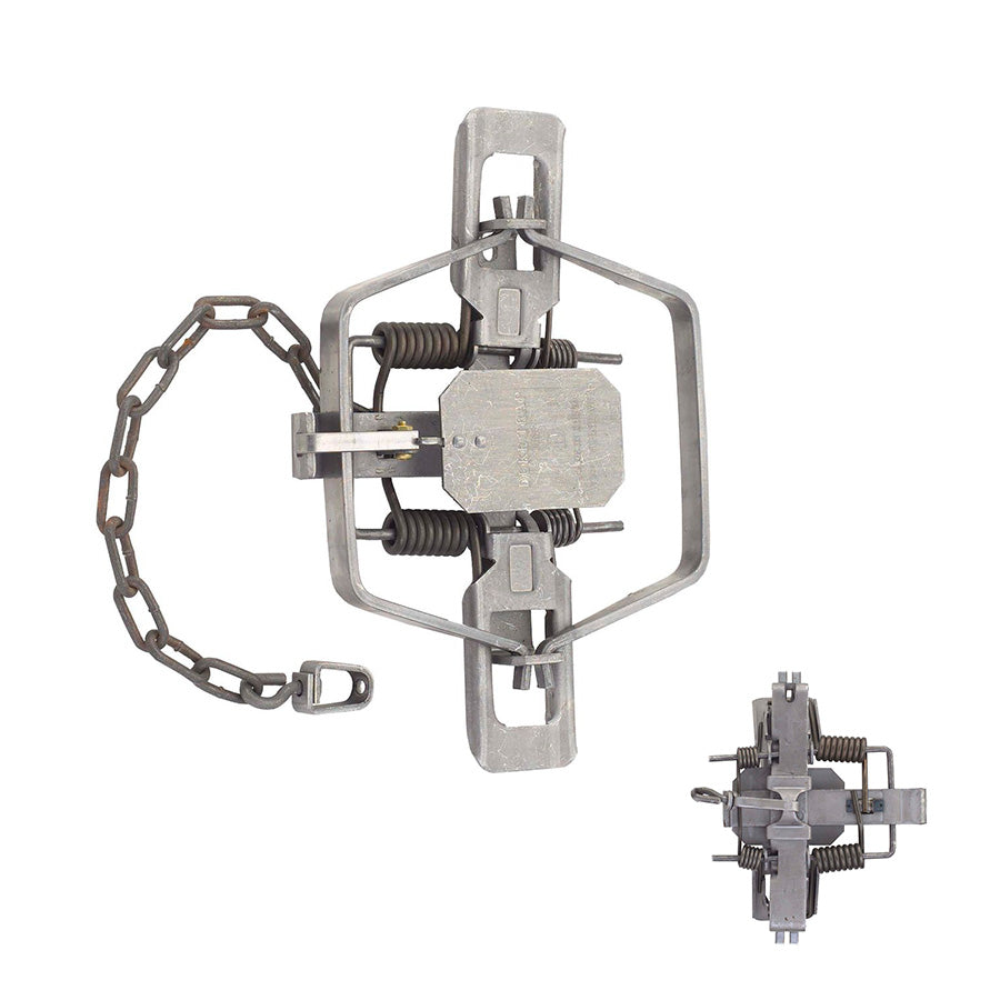 Duke #4 Square Jaw Coil Spring Trap: Heavy‑Duty Control