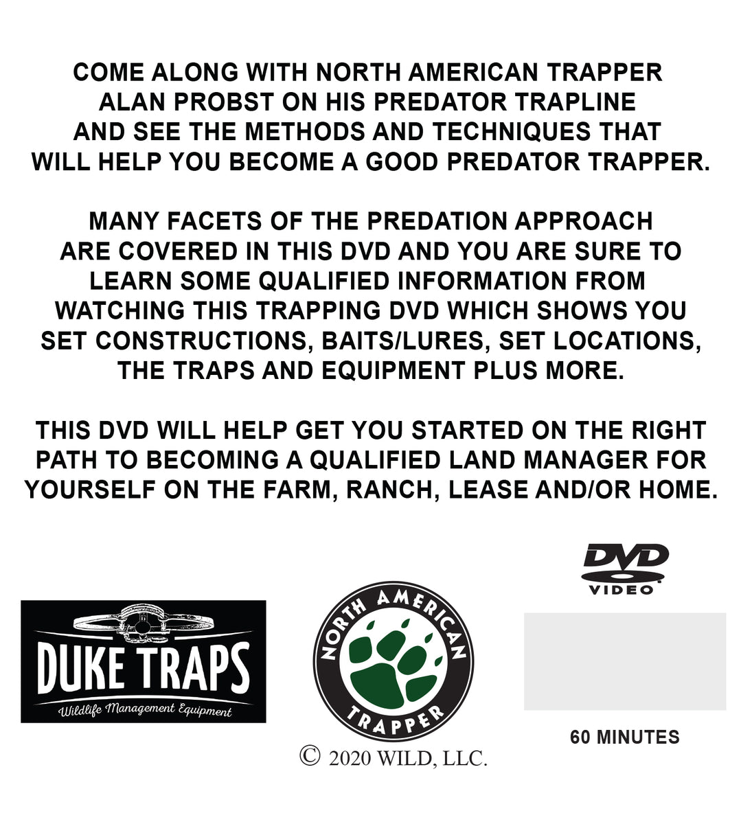 NAT Predator Trapping DVD – North American Trapper